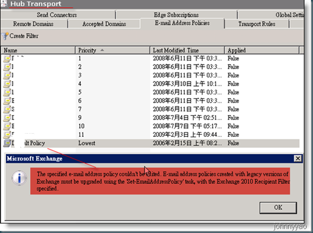 Johnny Yao WorkSpace